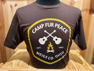 T-Shirt - Camp Fur Peace Short Sleeve - Espresso – Fur Peace Ranch ...